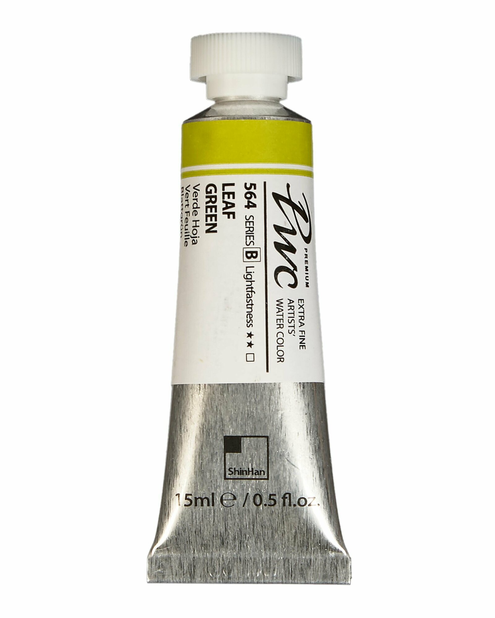 Краска акварельная ShinHan PWC туба 15мл №564 зеленый лист