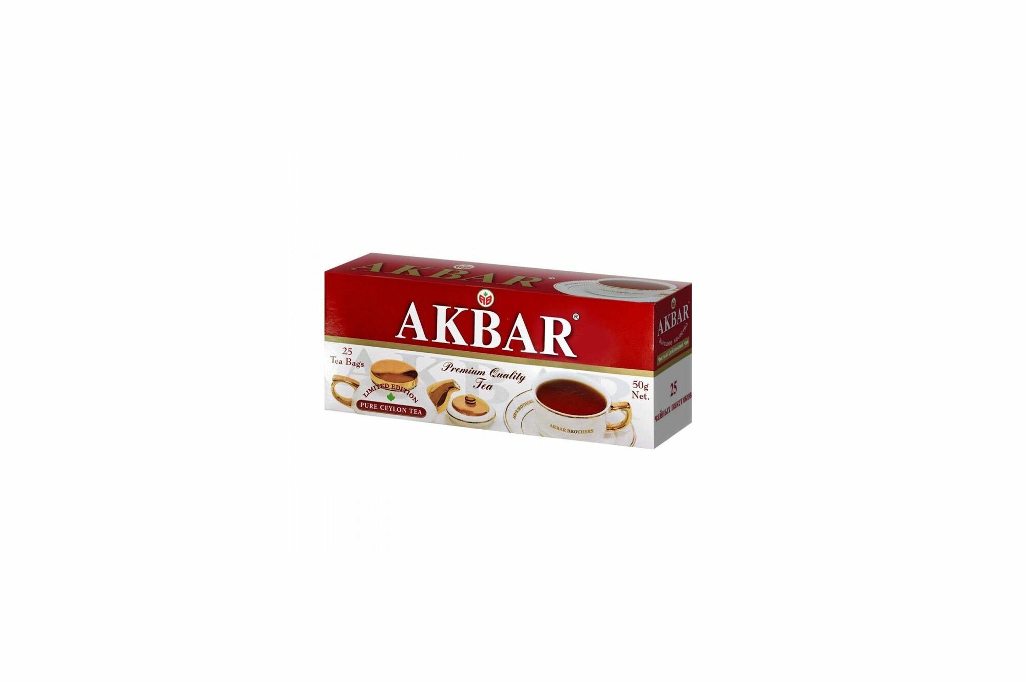 Akbar Чай черный, "LIMITED EDITION", 25 пак х 2 гр