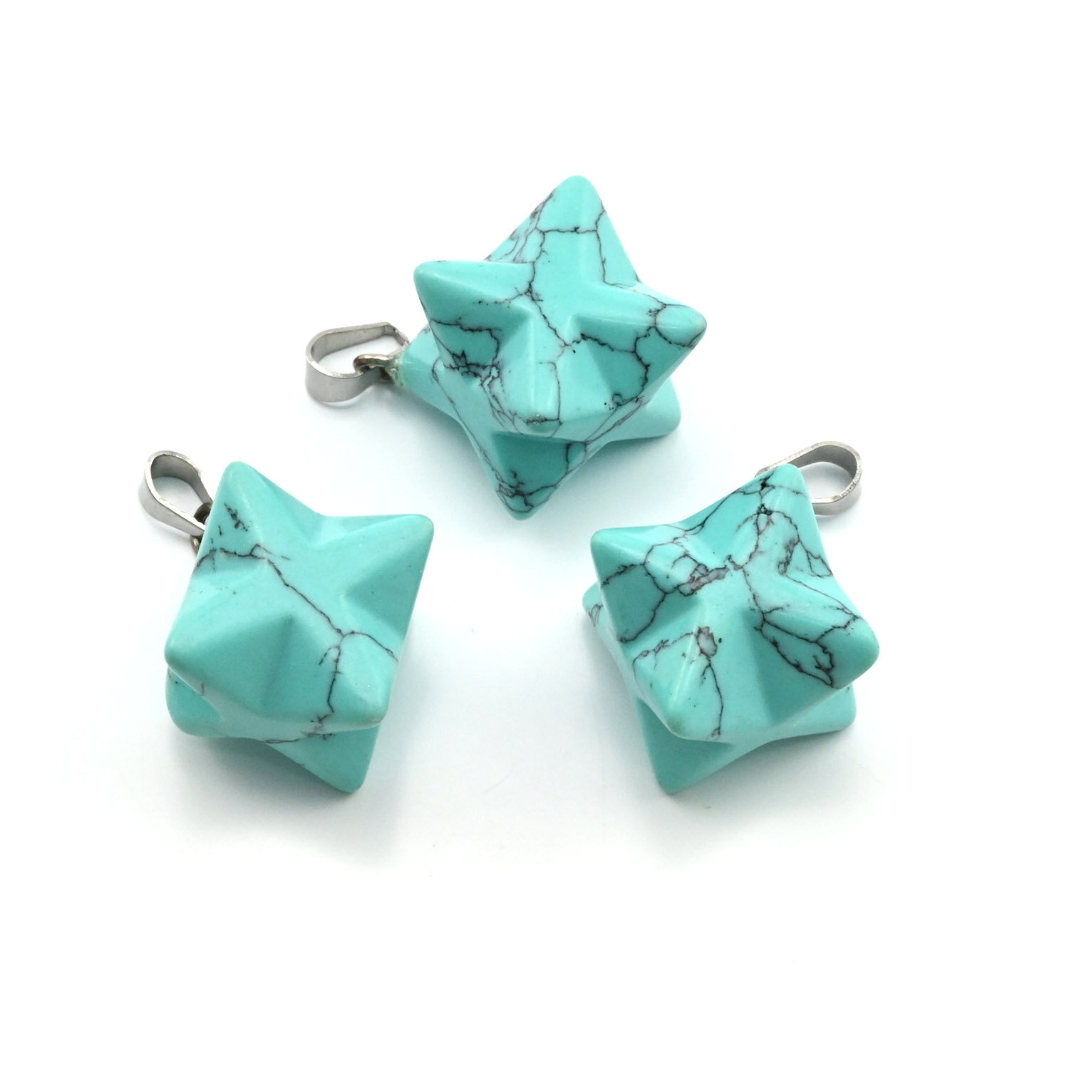 Подвеска, бирюза синтетическая