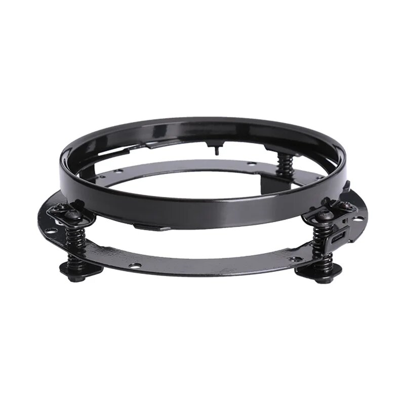 Автомобильная светодиодная 7-дюймовая круглая фара DRL Hi/Lo Beam 90W Halo Ring Янтарный ангельский глаз для Beetle Classic Lada Niva URBAN Jeep Wrangler 1pcs Bracket