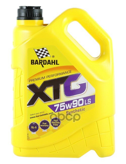 75W90LS GL5 XTG 5L (синт. трансмисионное масло) Bardahl арт. 33053