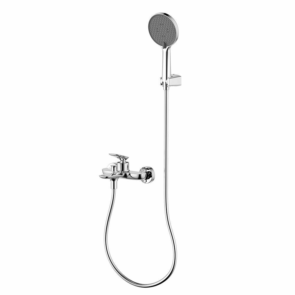 Смеситель для ванны с душевым гарнитуром, Хром, AQUAme Como AQM6512CR