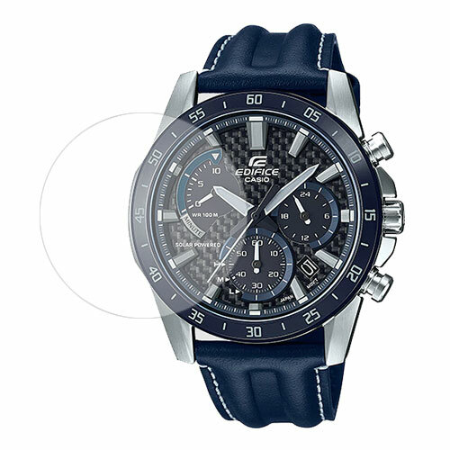 Скрин Мобайл защитный экран для часов Casio EQS-930BL-2AV из гидрогелевая плёнка прозрачная