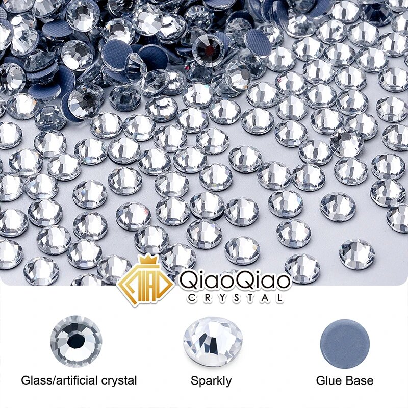 Стразы QIAO SS16 Crystal clear 1440шт