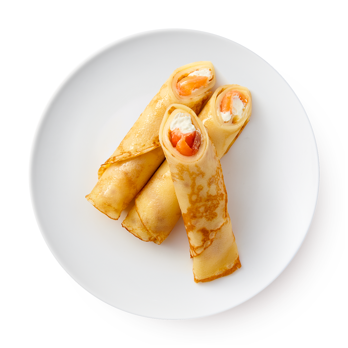 Блины с творожным сыром и слабосолёной сёмгой "Шоколадница", 150 г