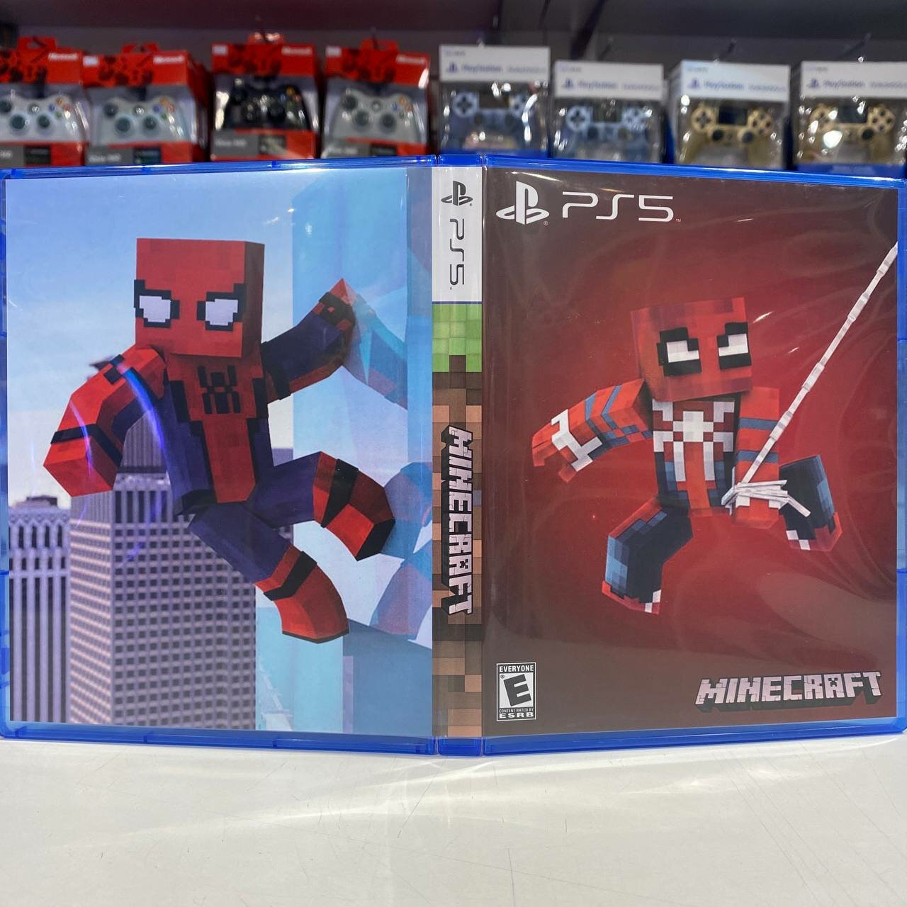 Эксклюзивная обложка PS5 для Minecraft №3