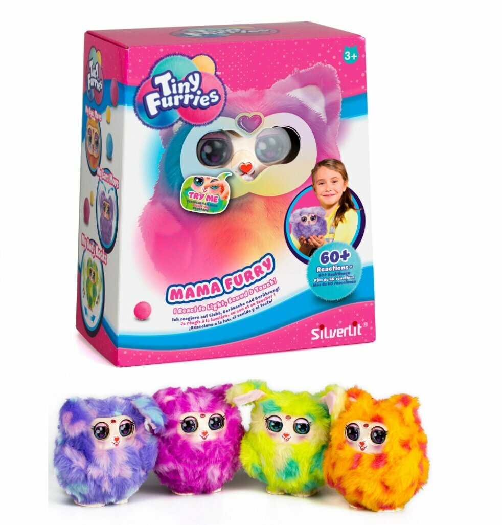 Интерактивная игрушка Mama Tiny Furry Lime
