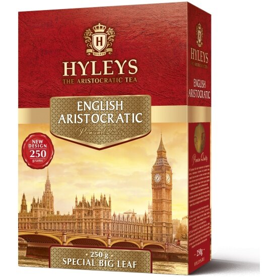 Чай черный Hyleys Хэйлис () "Английский Аристократический" крупнолистовой 250 г