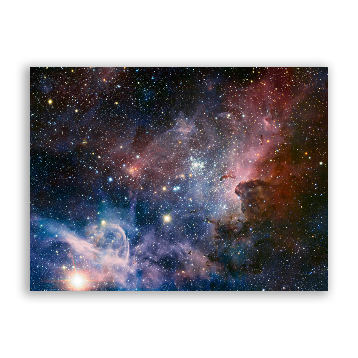 Постер, плакат на бумаге / Nebula / Туманность / Размер 60 x 80 см