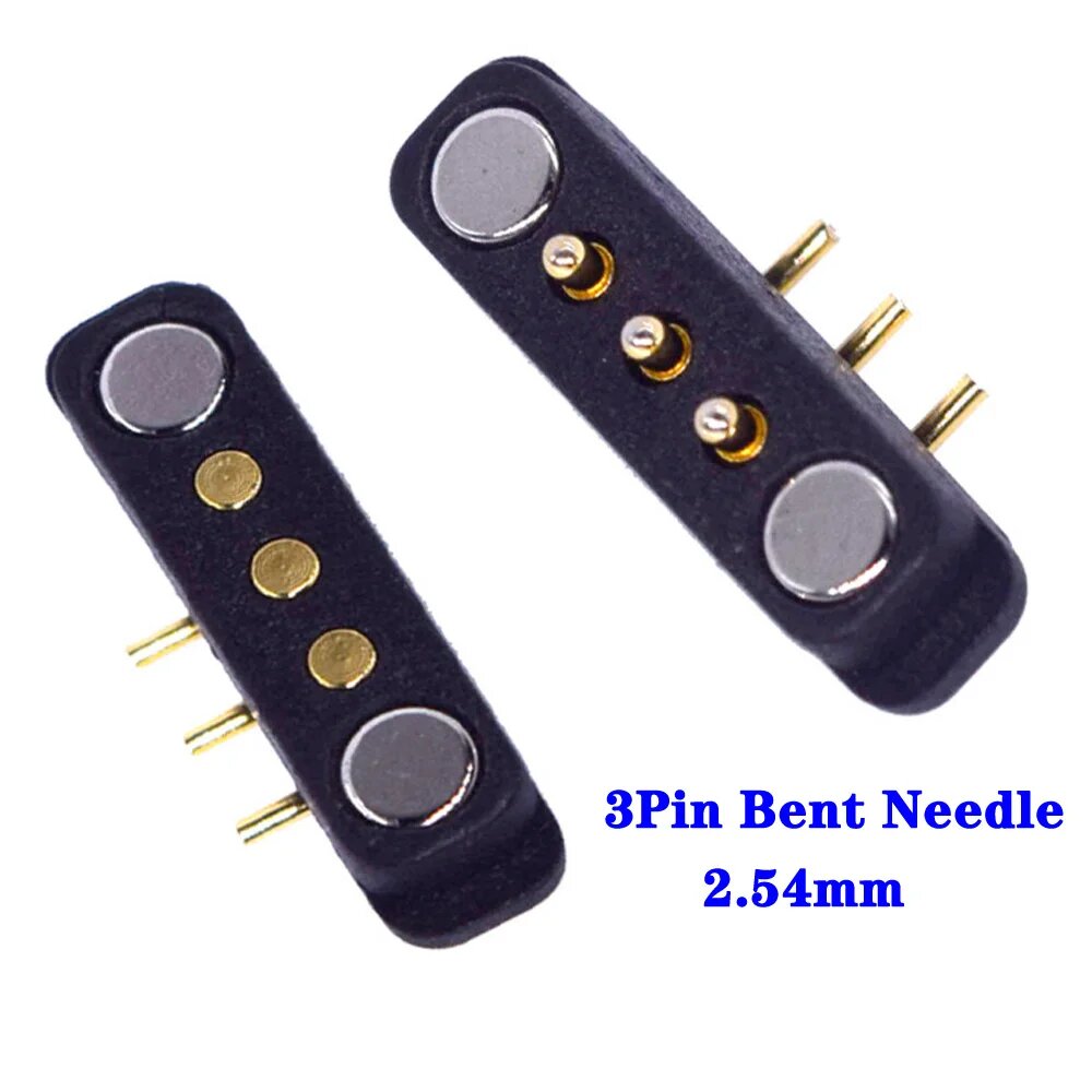 3Pin 2.54mm Магнитный разъем Pogo Pin
