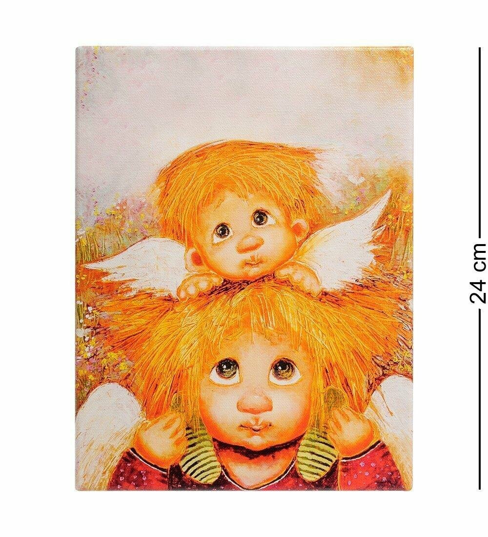 Жикле Ангел семейной любви 18х24 A2109885 Artangels, Холст, дерево