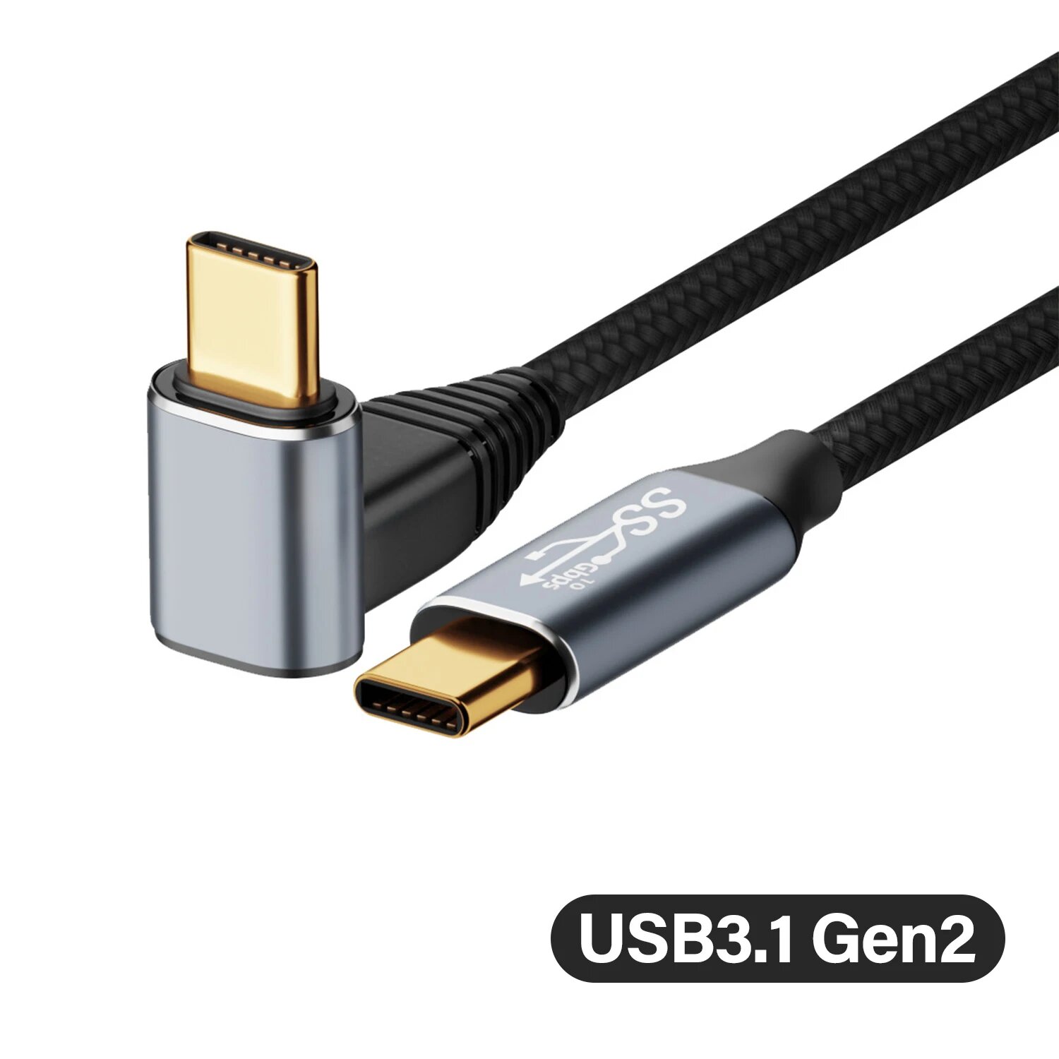 Сверхвысокоскоростной кабель типа C мощностью 100 Вт, линия электропередачи 10 Гбит/с к USB C 3 м