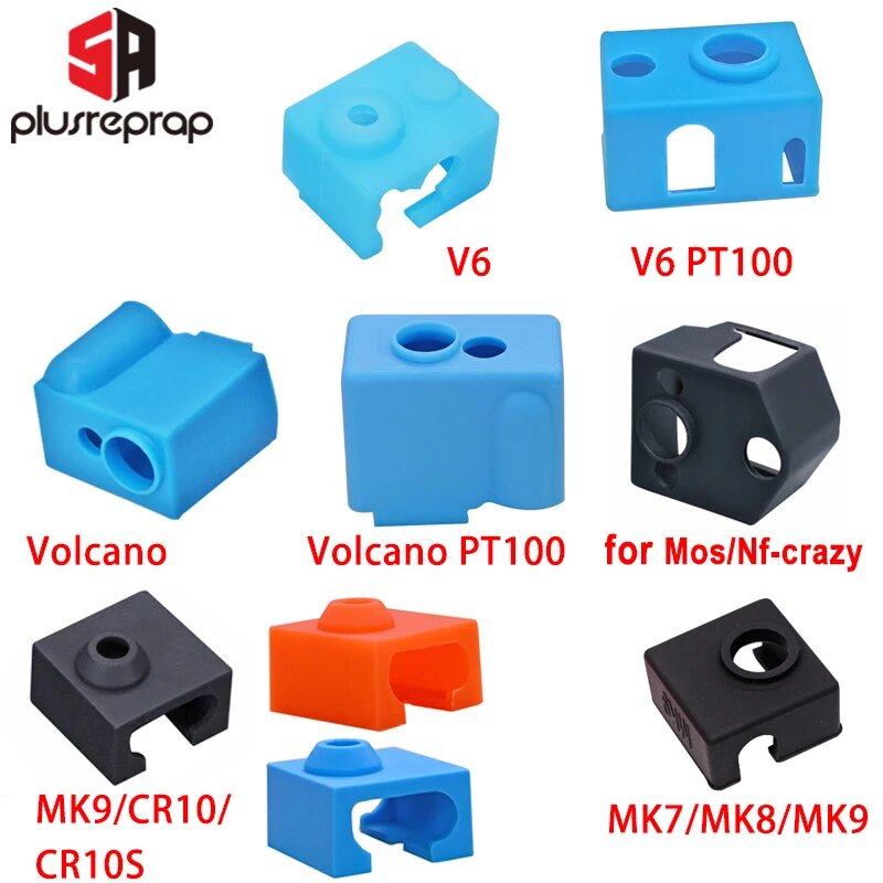 Blue PlusReprap CR10/CR10S Hotend Sock — фото 1