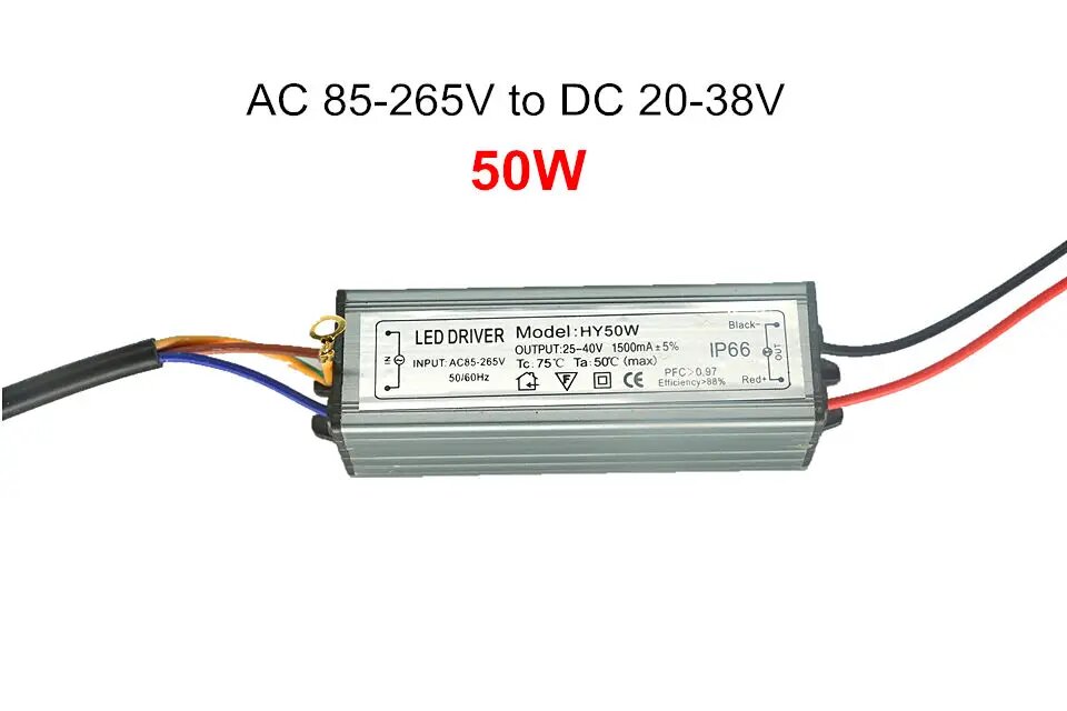 HERULED Трансформатор освещения 85-265В IP66 50W