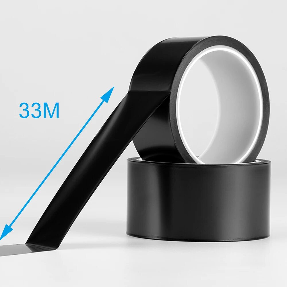 Черная полиимидная клейкая лента HEIJIN33M 0,05 мм 25mm