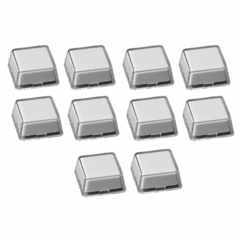 Прозрачные колпачки для клавиш BUDI, 10 шт. 10pcs White