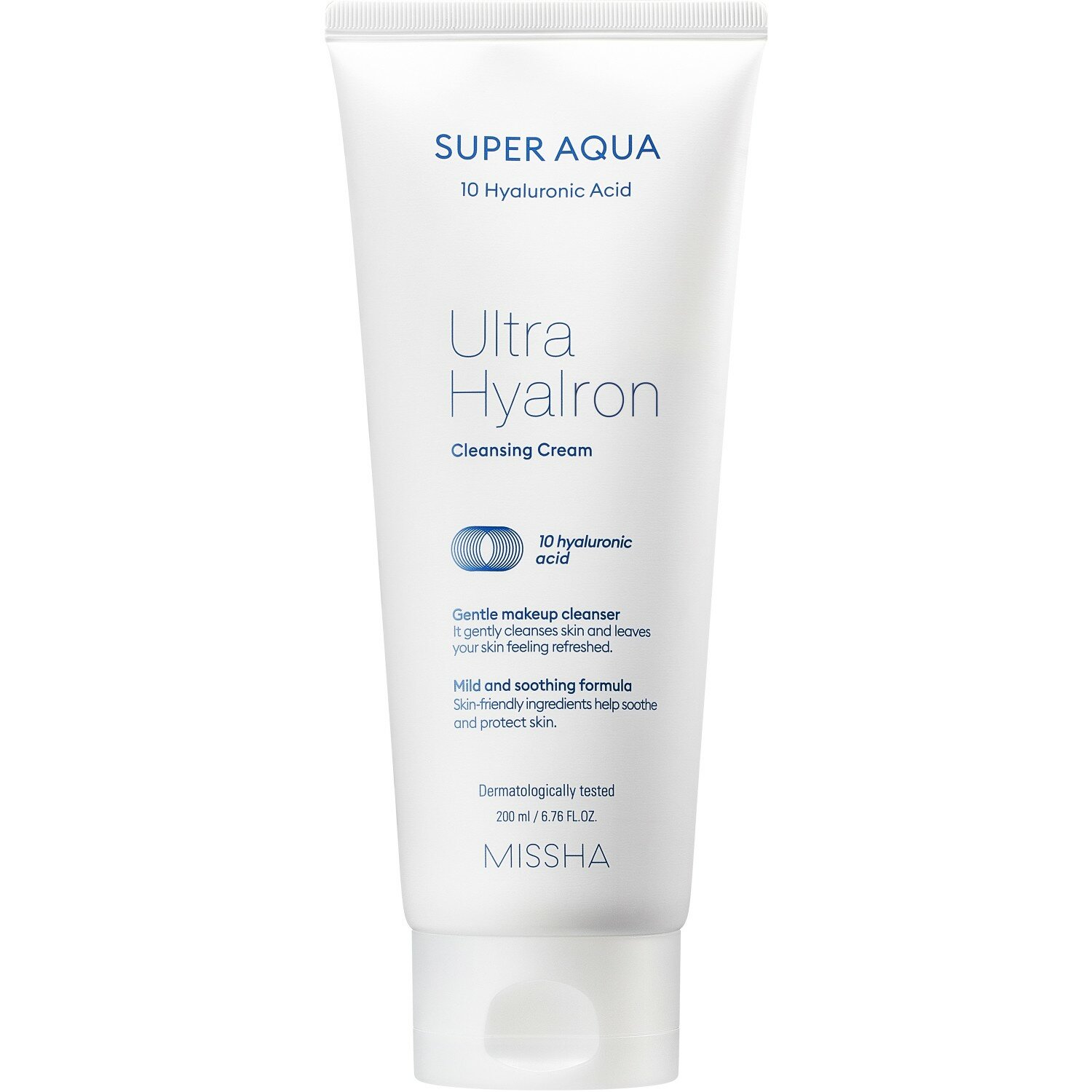 Очищающий крем для умывания и снятия макияжа Super Aqua Ultra Hyalron Cleansing Cream, 200 мл