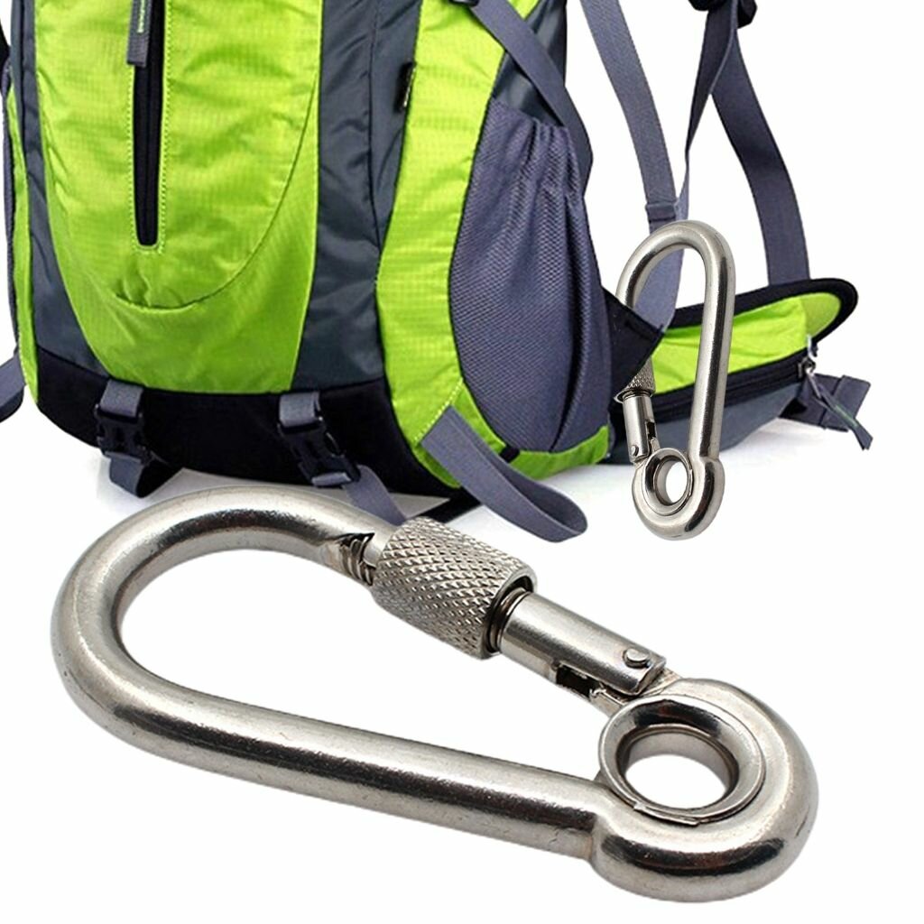 Карабинные зажимы с винтовым замком