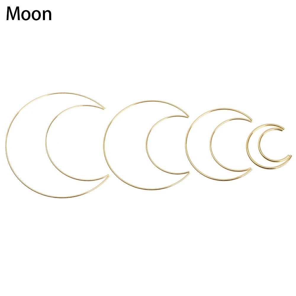 Металлические обручи ловец снов 4 шт. Moon