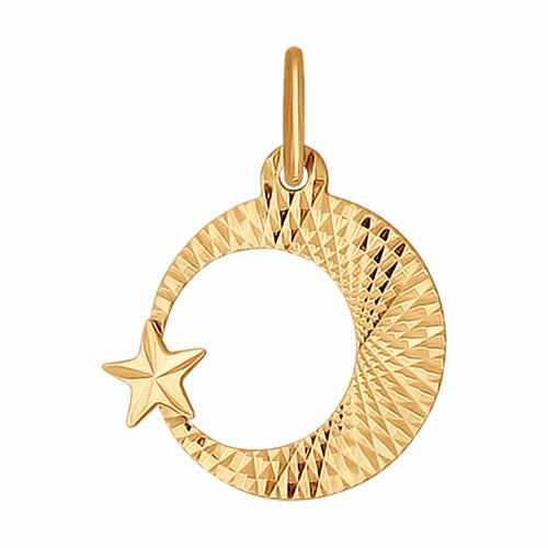 Подвеска, красное золото, 375 проба