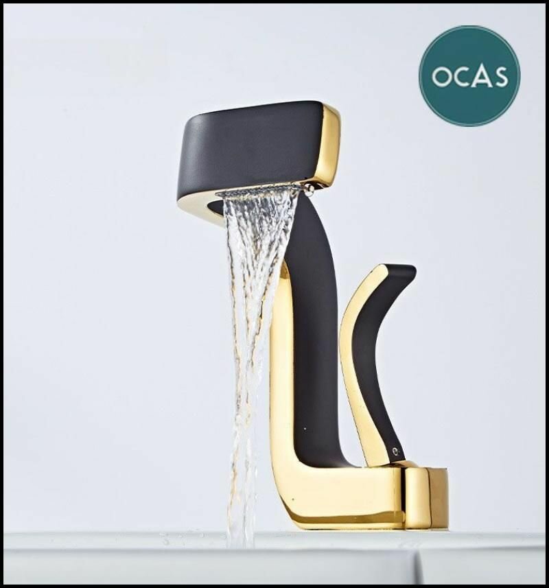 Смеситель для раковины Oras, кран для раковины, латунь, Черное золото, E-B10-5-MIN