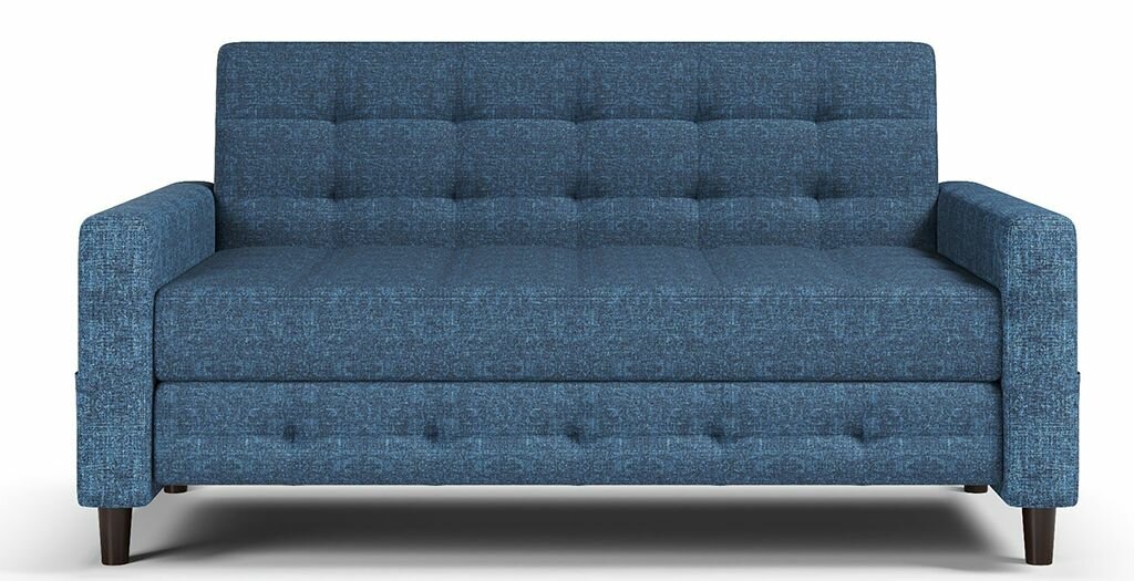 Диван-кровать Нован Мини, 142х87х79 см, рогожка Savana Denim, механизм Аккордеон, детский диван раскладной