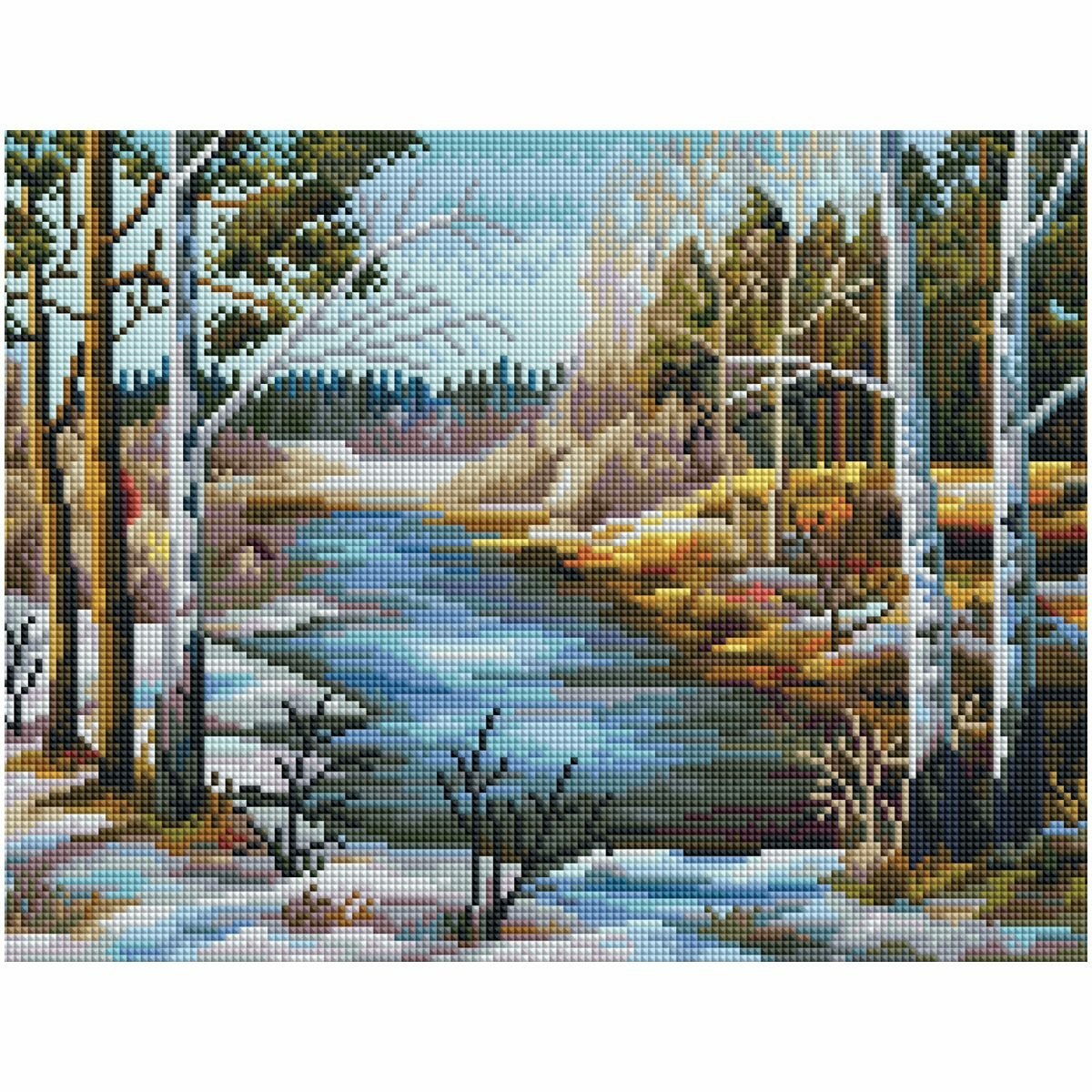 Алмазная мозаика Три Совы "Весна пришла", 30x40см, холст на подрамнике, картонная коробка (АМП3040_52959)