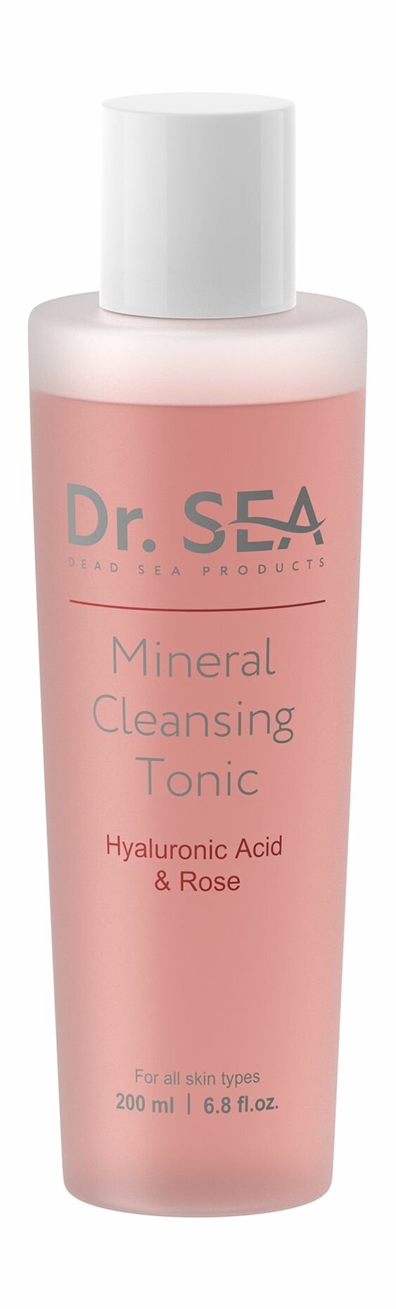 DR.SEA Тоник для лица с гиалуроновой кислотой и экстрактом розы минеральный очищающий, 200 мл