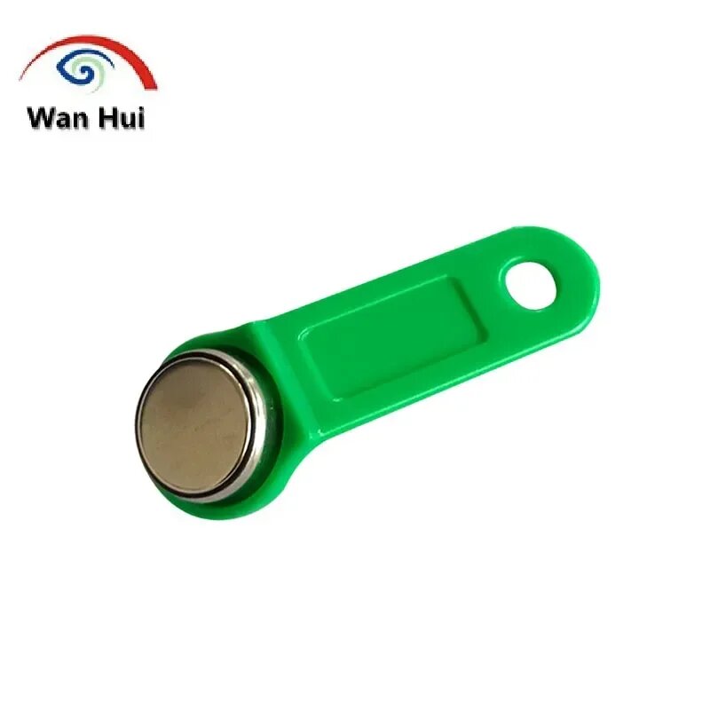 1 шт. DS1990 TM1990A F5 Touch Memory Key iButton для чтения карт Dallas Sauna с цветным Green