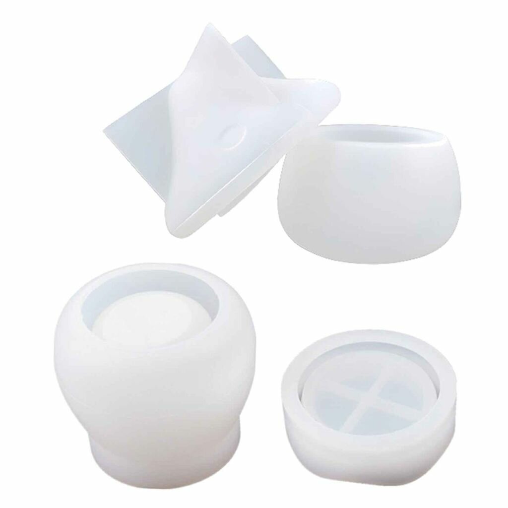 Силиконовая форма для бутылки, для баночки для хранения ручной работы, из цемента, глины, эпоксидной смолы