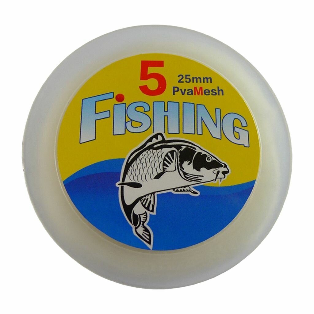Рыболовные принадлежности, PVA растворимая сетка - 25 мм x 5 м, 1 рулон