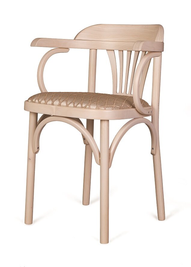 Стул RB Венский мягкий Беленый дуб/Ткань 1 beige Размеры: Высота 750мм Глубина 520мм Ширина 460мм