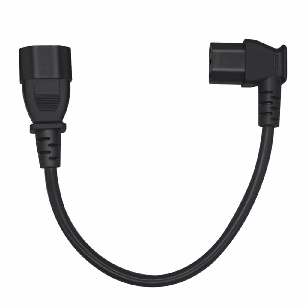 Разъем Pinzi 10A display server C14-разъем C13 с левым изгибом-32 см