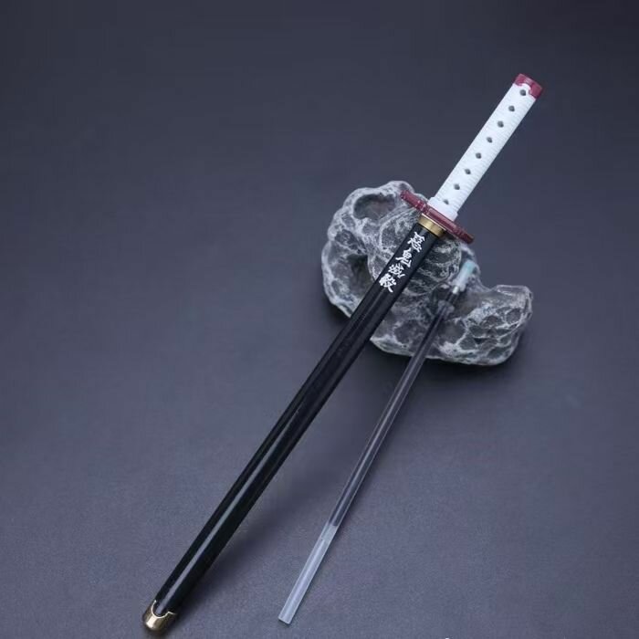 Шариковая ручка с мини-катаной из цинкового сплава 20 см – стильный подарок для коллекционеров и фанатов аниме