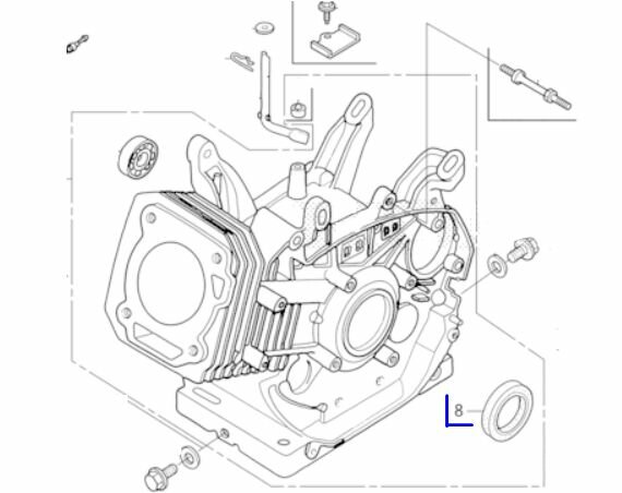 Сальник 35X52X8 (Оригинал)