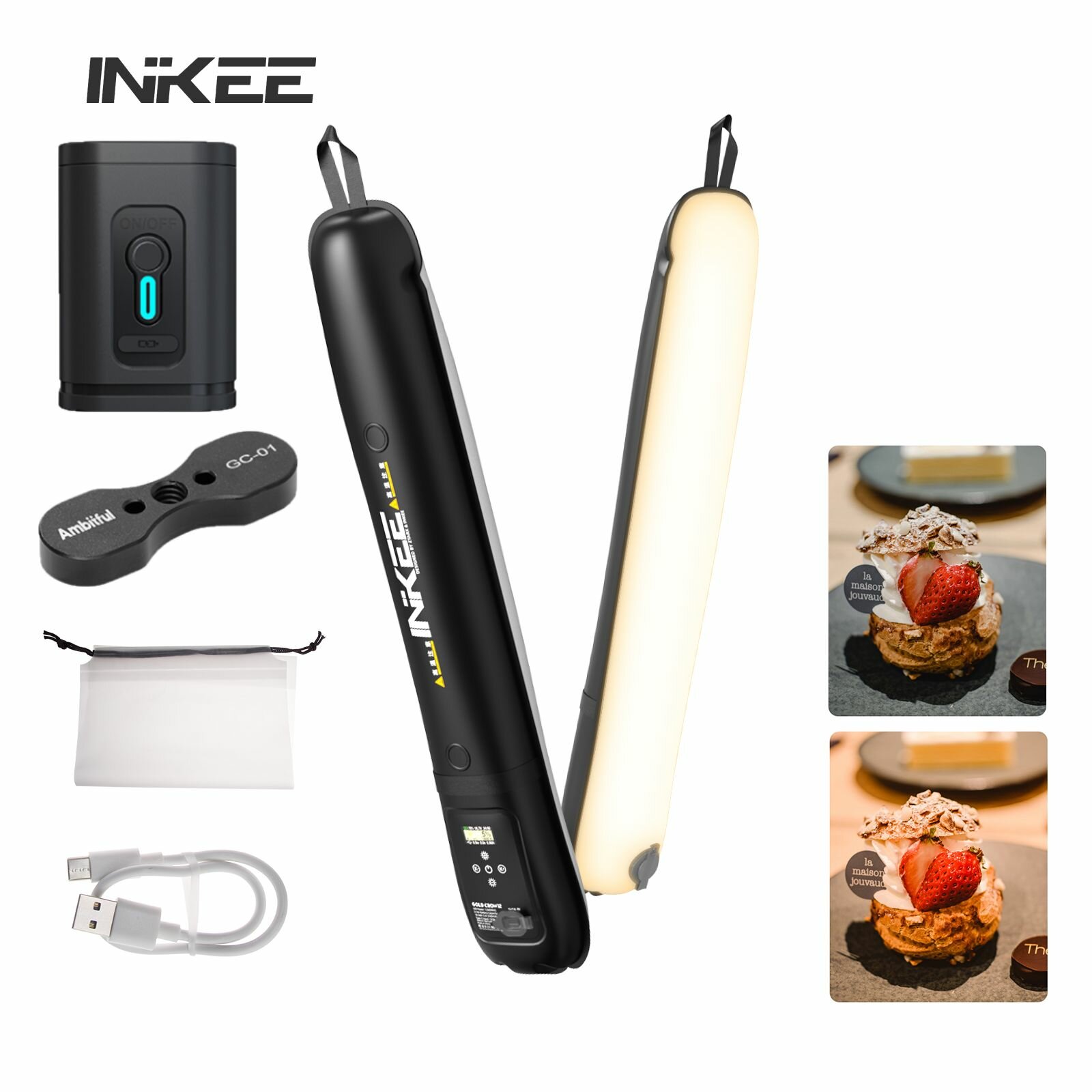 INKEE GC12 12 Вт Портативный надувной фонарь+GC-01+GR-107