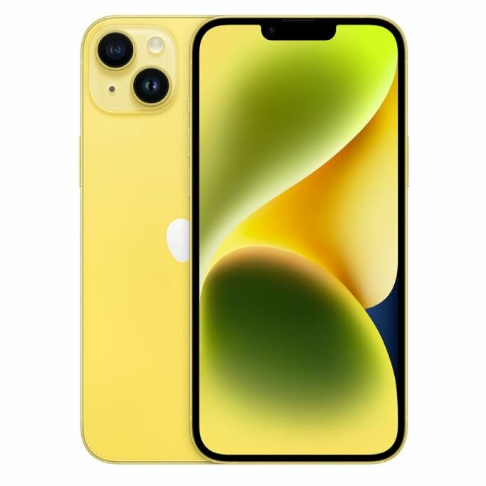 Смартфон Apple iPhone 14 , Yellow (SIM+eSIM) 6/128 ГБ, желтый