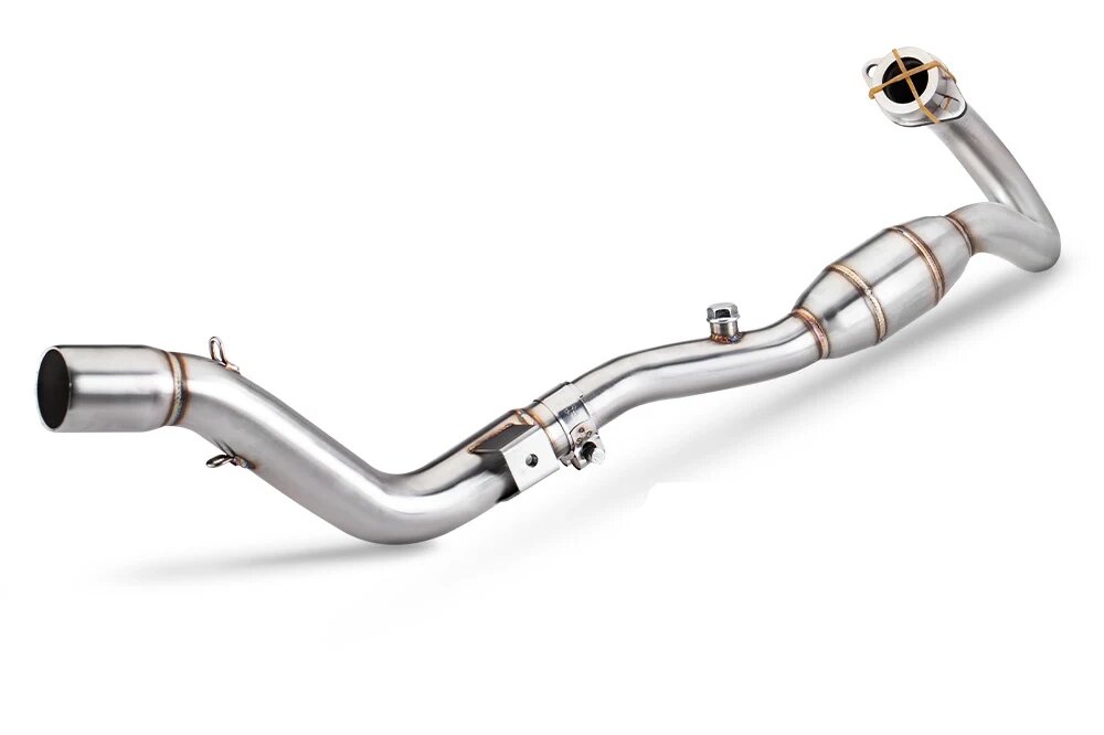 Для Honda off-road CRF250L CRF300L CRF300L / Rally мотоциклетная Передняя выхлопная звеньевая труба модификация подходит для 51 мм Глушитель 2012 до 2020 b