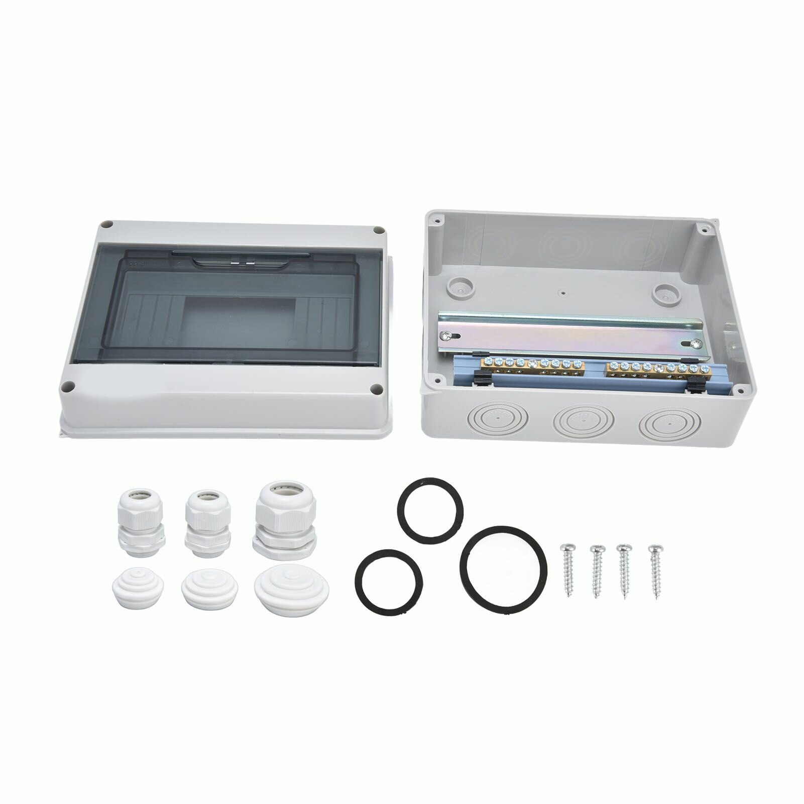 Водонепроницаемая распределительная коробка IP65, 8-контактный корпус для наружного электрического соединения для автоматического выключателя