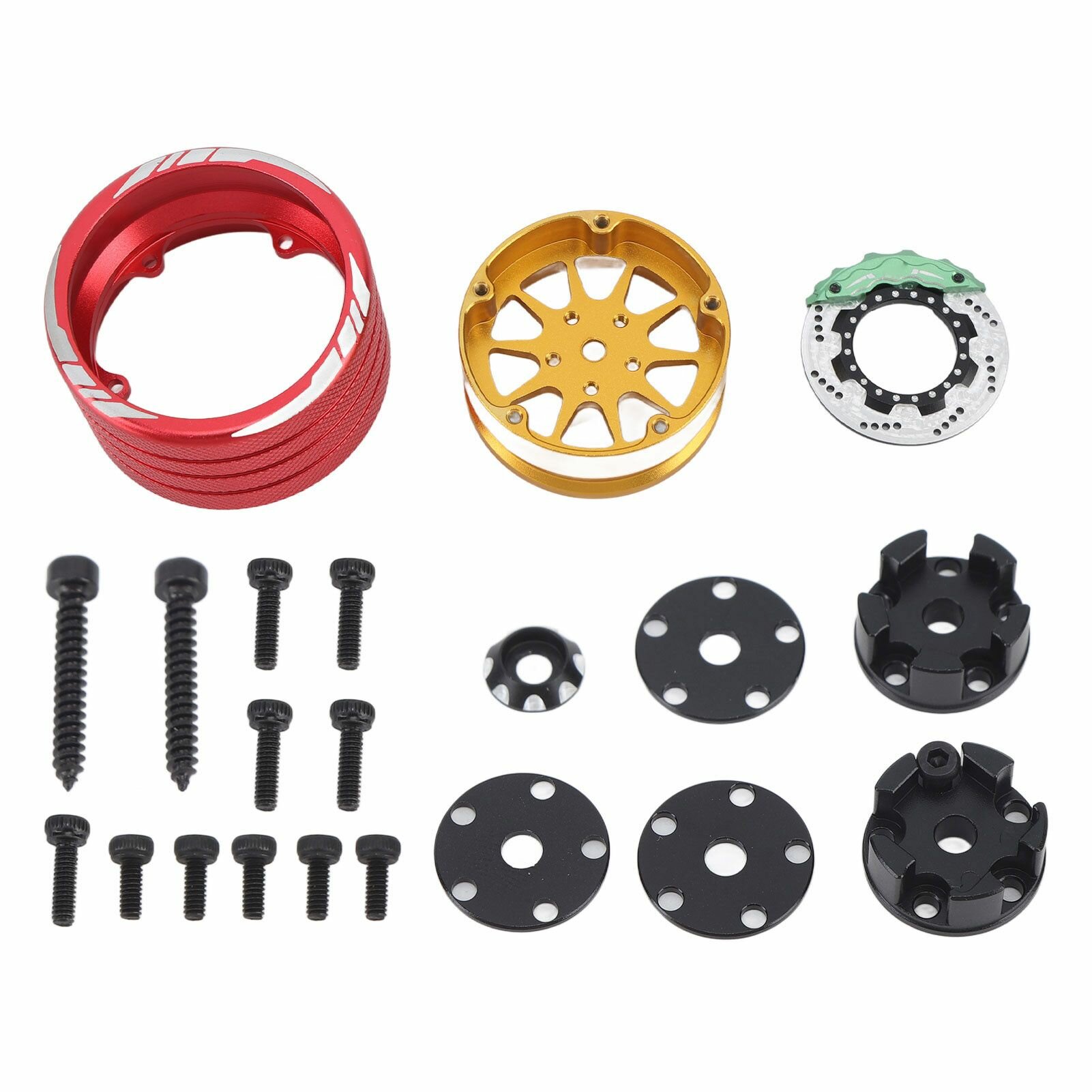 Металлический маховик с дистанционным управлением из алюминиевого сплава RC маховик для NB4 RC Car Tapez D