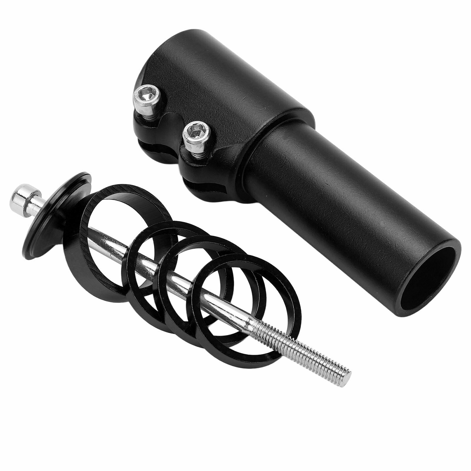 Адаптер выноса руля горного велосипеда из алюминиевого сплава для вилки 28,6 мм/1,13 дюйма, черный