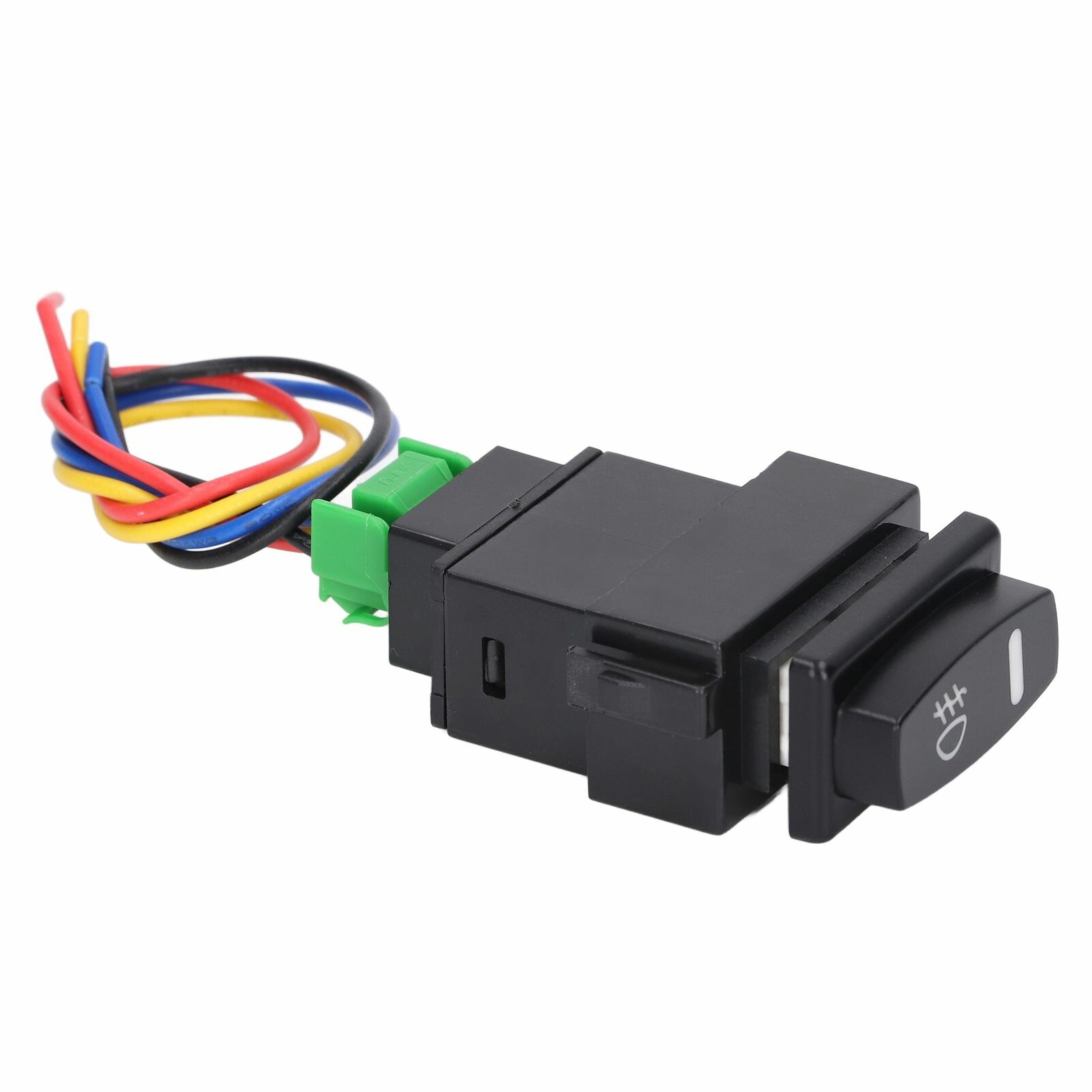 12 В 10 А светодиодный автомобильный переключатель противотуманных фар жгут проводов с фоновым индикатором, кнопка, водонепроницаемый 12 В 10 А переключатель модификации противотуманных фар