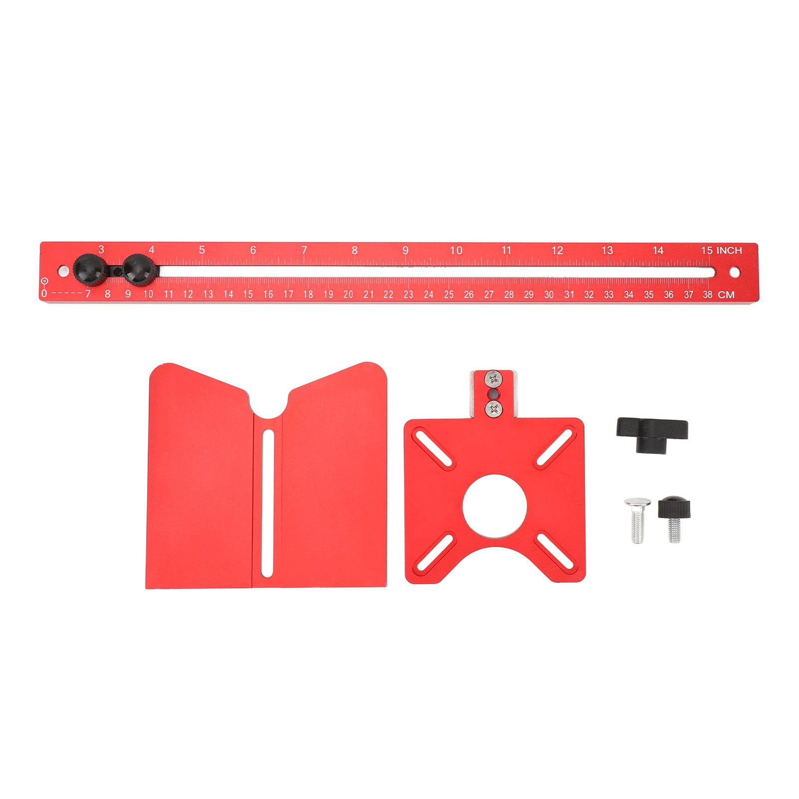 4-в-1 кондуктор для фрезера: резка кругов, пазы, кромки, универсальный для деревообработки