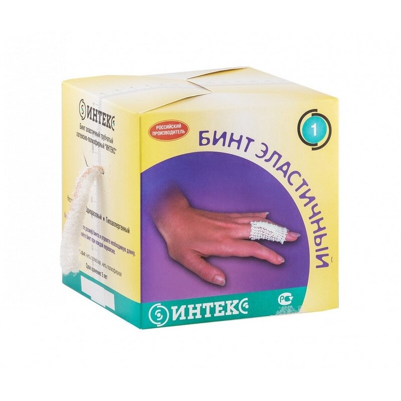 Бинт Интекс эластичный трубчатый, размер №1 25 метров