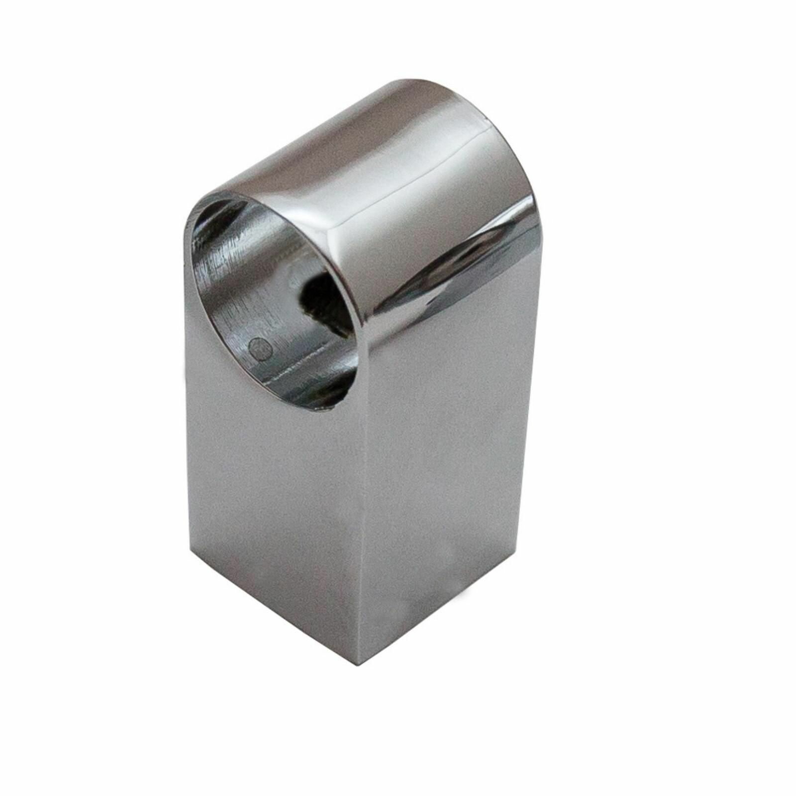 Держатель для рейлинга MARLOK сквозной диаметр 16 мм, "Модерн", черный