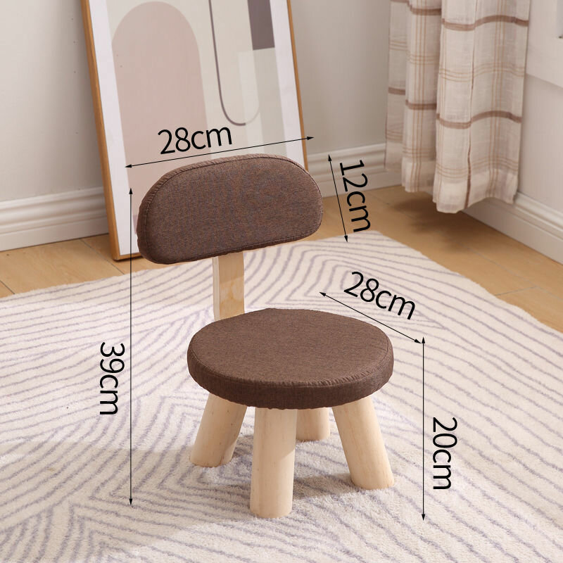 Детский стул Outdoor, для детей 1-6 лет, текстиль/дерево，28×28×39