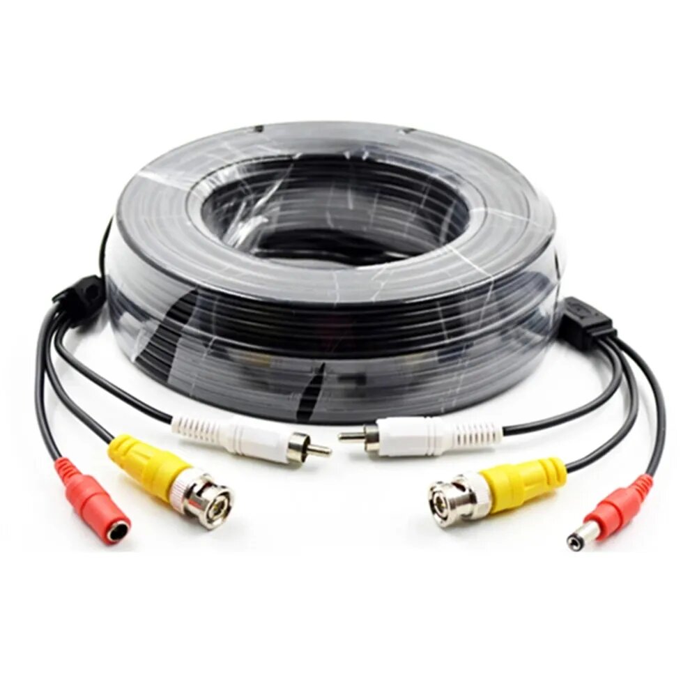 Кабель видеонаблюдения BNC+RCA+DC 5-50 м 20M