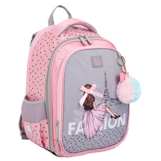 Ранец спинка эргономичная, 2 отделения, 38*27*16 см COMFORT Light Paris Fashion