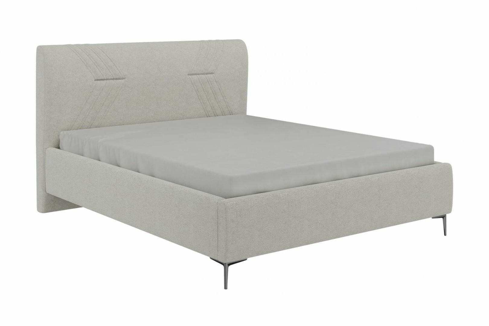 Двуспальная кровать Модена перламутровый 160 х 200