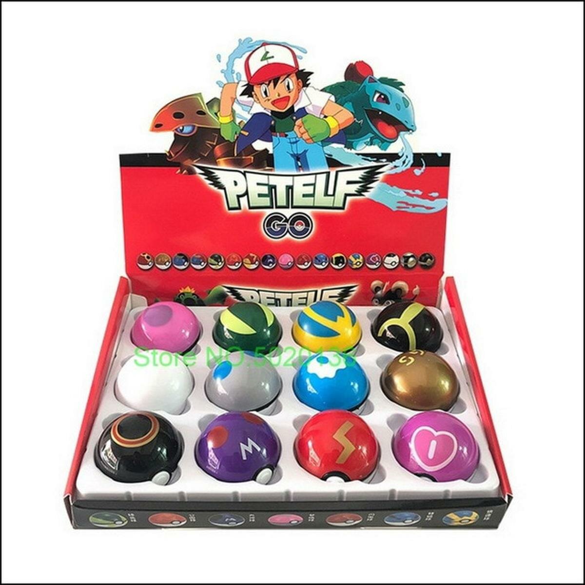 12 шт./набор фигурок Pocket Monster Pikachu Pokemon Game Poke Ball Model Charmander Anime Figure Dolls Toy Children Gift